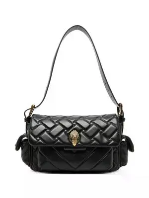 Kurt Geiger Kensington Quilted Leather Shoulder Bag - Black