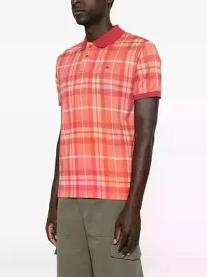 VIVIENNE WESTWOOD Check-pattern Orb-embroidered Polo Shirt