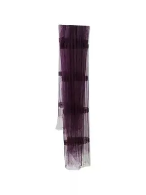 Burberry Striped Mesh Scarf