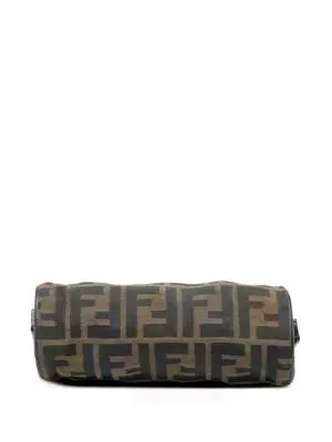 Fendi 20th Century Zucca Canvas Barrel Pochette Handbag