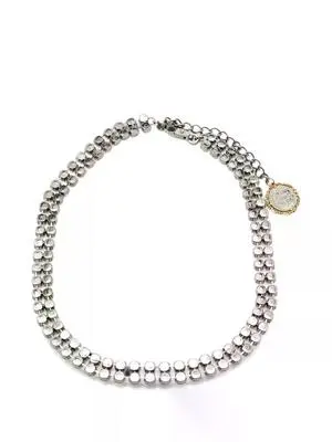 Dolce & Gabbana Crystal-embellished Coin-pendant Belt