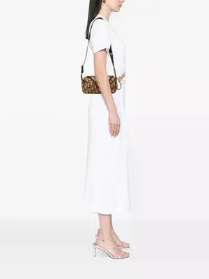 Dior 2006 Oblique Canvas Flight Shoulder Bag - Brown