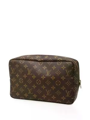 LOUIS VUITTON Monogram Canvas Trousse Toilette 28 Clutch Bag