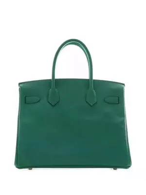 Hermès 2019 Epsom Birkin Retourne 30 Handbag - Green