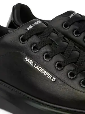 Karl Lagerfeld Ikon Nft Kore Leather Sneakers