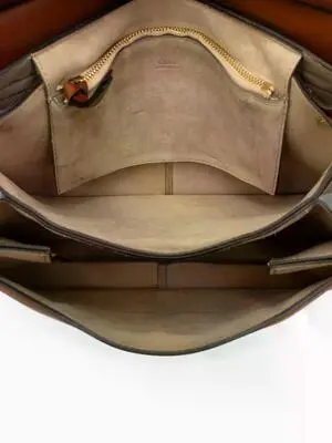 Chloé 2017 Medium Calfskin And Suede Faye Crossbody Bag - Brown