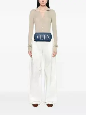 Valentino Garavani 2000-2017 Leather Vltn Belt Bag - Blue