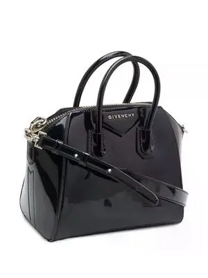 Givenchy Antigona Leather Satchel Bag - Black