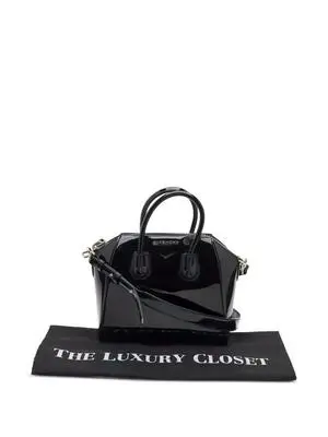 Givenchy Antigona Leather Satchel Bag - Black