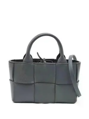 Bottega Veneta Arco Intrecciato Tote Bag Grey