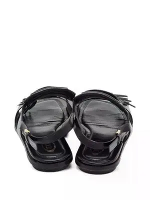 TOD'S Fringe Slingback Sandals