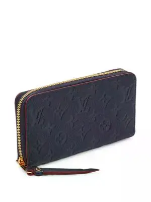 LOUIS VUITTON 2017 Monogram Empreinte Zippy Leather Wallet