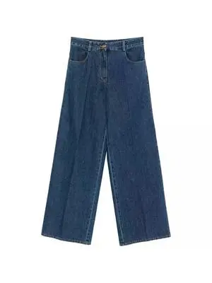 FORTE_FORTE Belt-loops Jeans - Blue