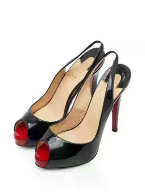 CHRISTIAN LOUBOUTIN Private Number Platform Pumps