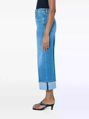 Sportmax Cropped Turned-up Jeans