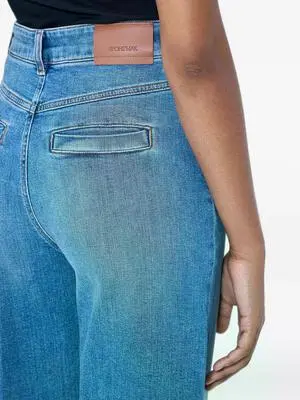 Sportmax Cropped Turned-up Jeans