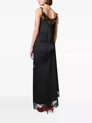 MSGM Lace-trimmed Maxi Dress