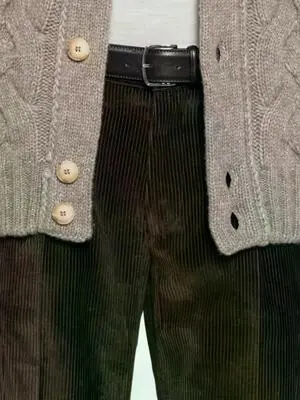 GRAN SASSO Corduroy Drawstring Cargo Pants