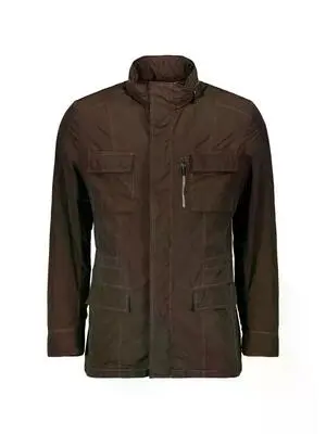MOORER Manolo Multi-pocket Jacket - Brown