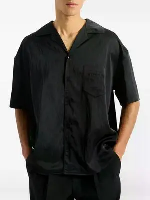 Balmain Paris Shirt In Textured Nylon