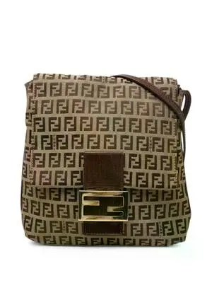 Fendi 2000-2010 Zucchino Canvas Crossbody Bag