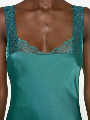 FORTE_FORTE Lace-trim Maxi Dress