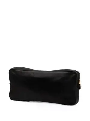 Prada 2013-2026 Satin Multi Zip Pouch Clutch Bag