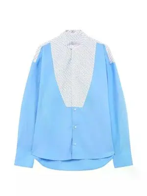 MSGM Paneled Cotton Shirt