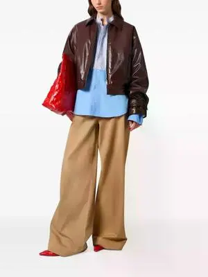 MSGM Paneled Cotton Shirt