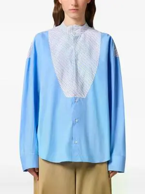 MSGM Paneled Cotton Shirt