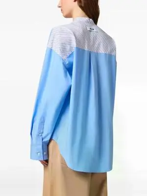 MSGM Paneled Cotton Shirt
