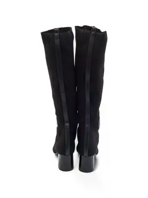 Hermès Fontaine Knit´knee-high Boots