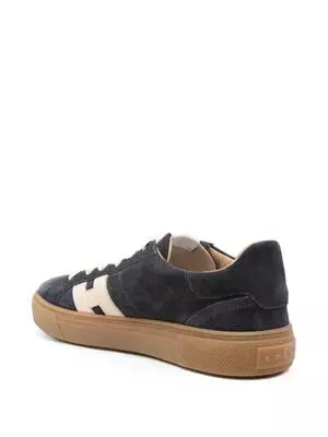 Hogan Suede Logo Patch Sneakers