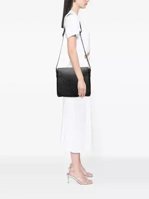 LOUIS VUITTON 2011 Damier Graphite Daniel Mm Crossbody Bag - Black