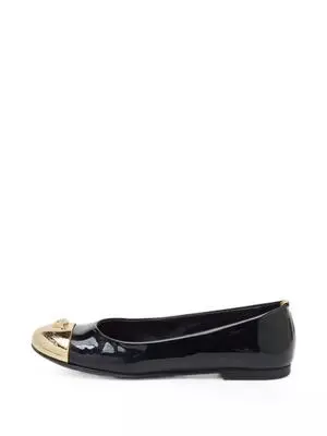 Versace Medusa Cap-toe Ballet Flats - Black