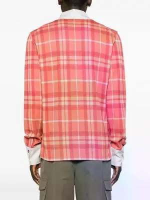 VIVIENNE WESTWOOD Check-pattern Long-sleeve Polo Shirt