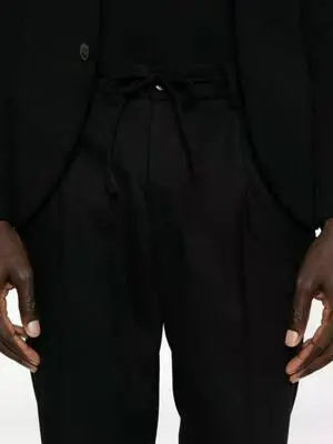 GRAN SASSO Drawstring Pleated Tailored Trousers