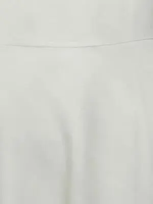 Valentino Garavani Cream Rose Appliqué Midi Dress