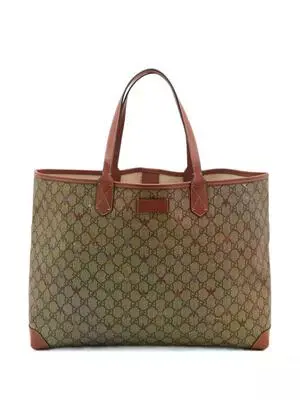 Gucci Stars Gg Supreme Tote Bag - Neutrals