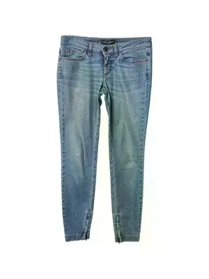 Dolce & Gabbana Zip-detail Jeans - Blue