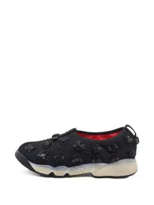 Dior Fusion Embellished Sneakers - Black