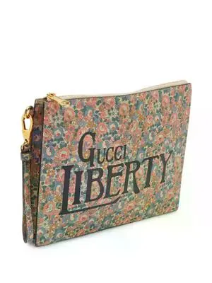 Gucci X Liberty London Floral-print Clutch Bag - Neutrals