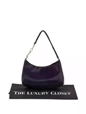 Prada Spazzolato Cleo Tote Bag - Purple