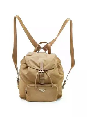 Prada Logo-detail Drawstring Backpack