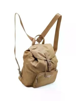 Prada Logo-detail Drawstring Backpack