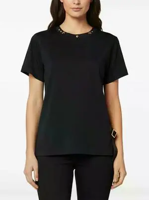 LOUIS VUITTON Side-strap T-shirt - Black