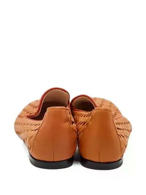 Bottega Veneta Intrecciato Round-toe Loafers