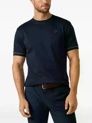 HACKETT LONDON Logo-patch Tipped T-shirt