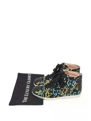 Gucci Ghost Graffiti-print Sneakers