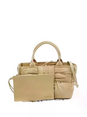 Bottega Veneta Small Arco Intrecciato Leather Tote Bag - Neutrals